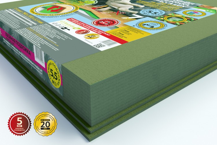 Хвойная подложка Steico underfloor 5,5мм (6,992м2) PSU55 - Steico ...
